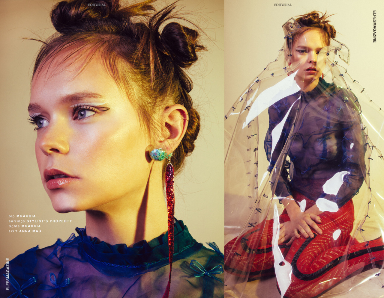 Katie Bannerman / ELFES magazine, March 2016 - WANTED Model Management