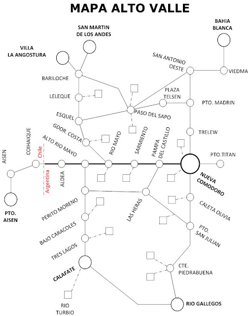 ALTO VALLE - El ferrocarril escala HO Free Lance: TRAZANDO LAS RUTAS