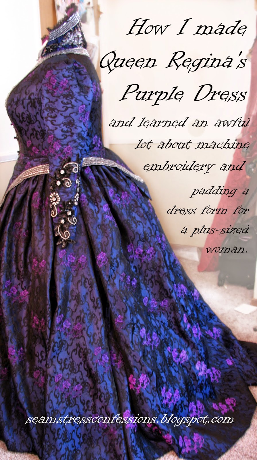 Confessions of a Seamstress: Queen Regina's Purple Dress - Part 4