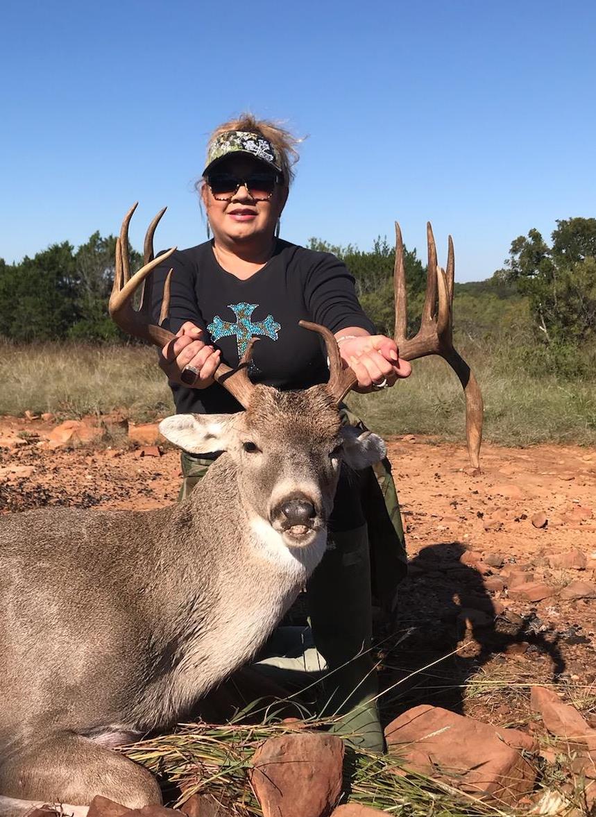 Wild Ed's Texas Outdoors: The Lady Takes a Lampasas County Drop Tine Buck