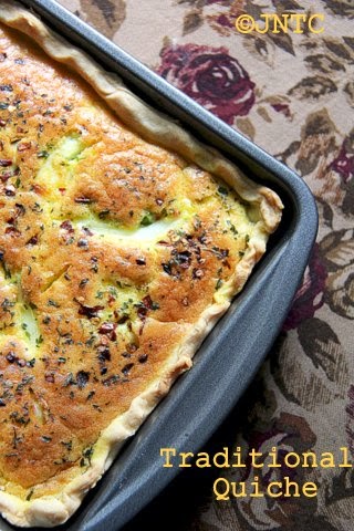 JUST NOT THE CAKES: Traditional Quiche IFC # 2