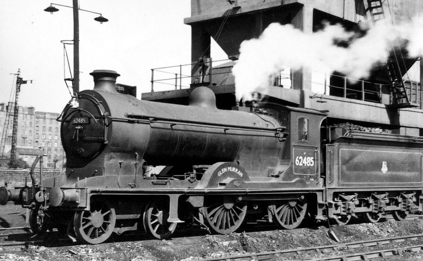 Tour Scotland: Old Photograph Steam Train Glen Murran Dundee Scotland