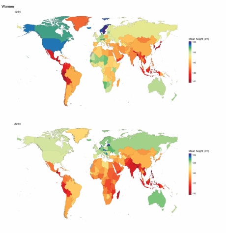 Men's Corner: Tallest nations in the world