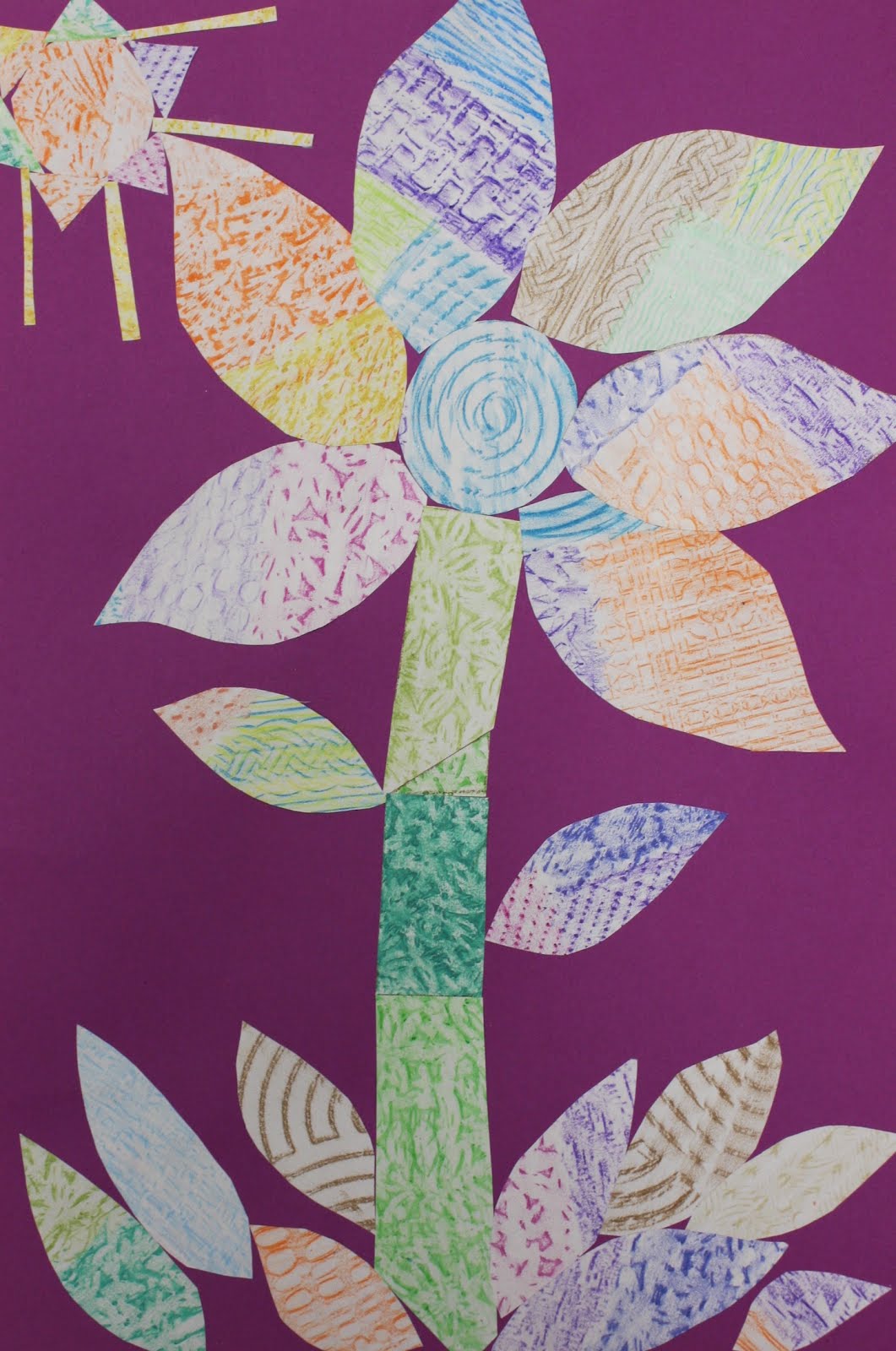 Art for Teachers of Children 130 & 131: Frottage Example