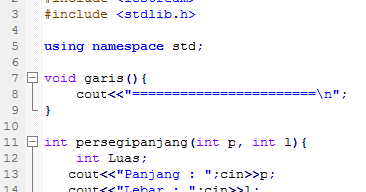 Contoh Program C++ menggunakan Fungsi non void (Fungsi dengan ...