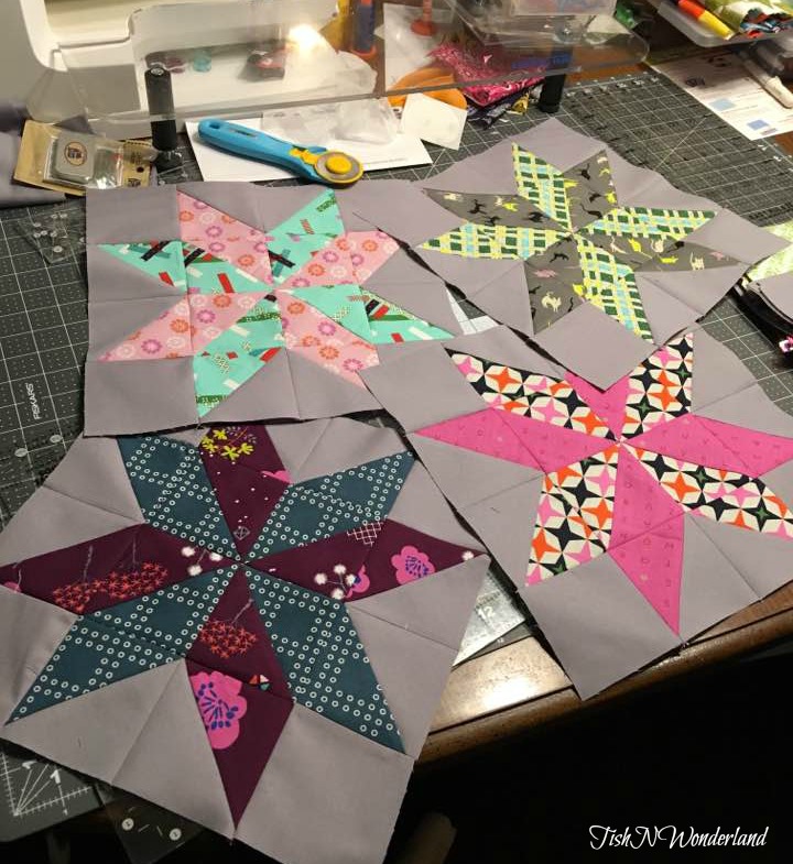 Tish's Adventures in Wonderland: Squirrel Confession--Variable Star Quilt