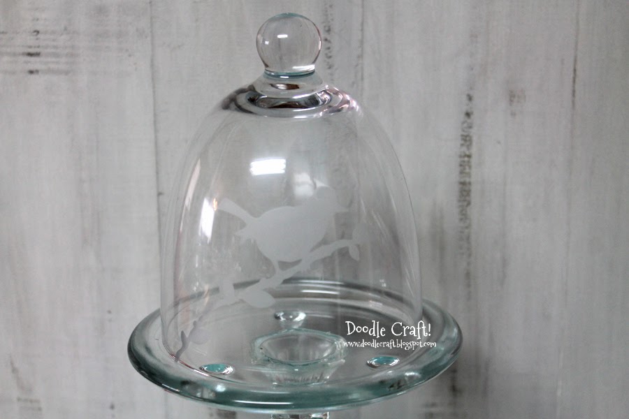 Glass Etched Cupcake Stand!