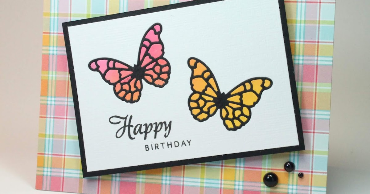 Karen's Creations: Die Cut negative card