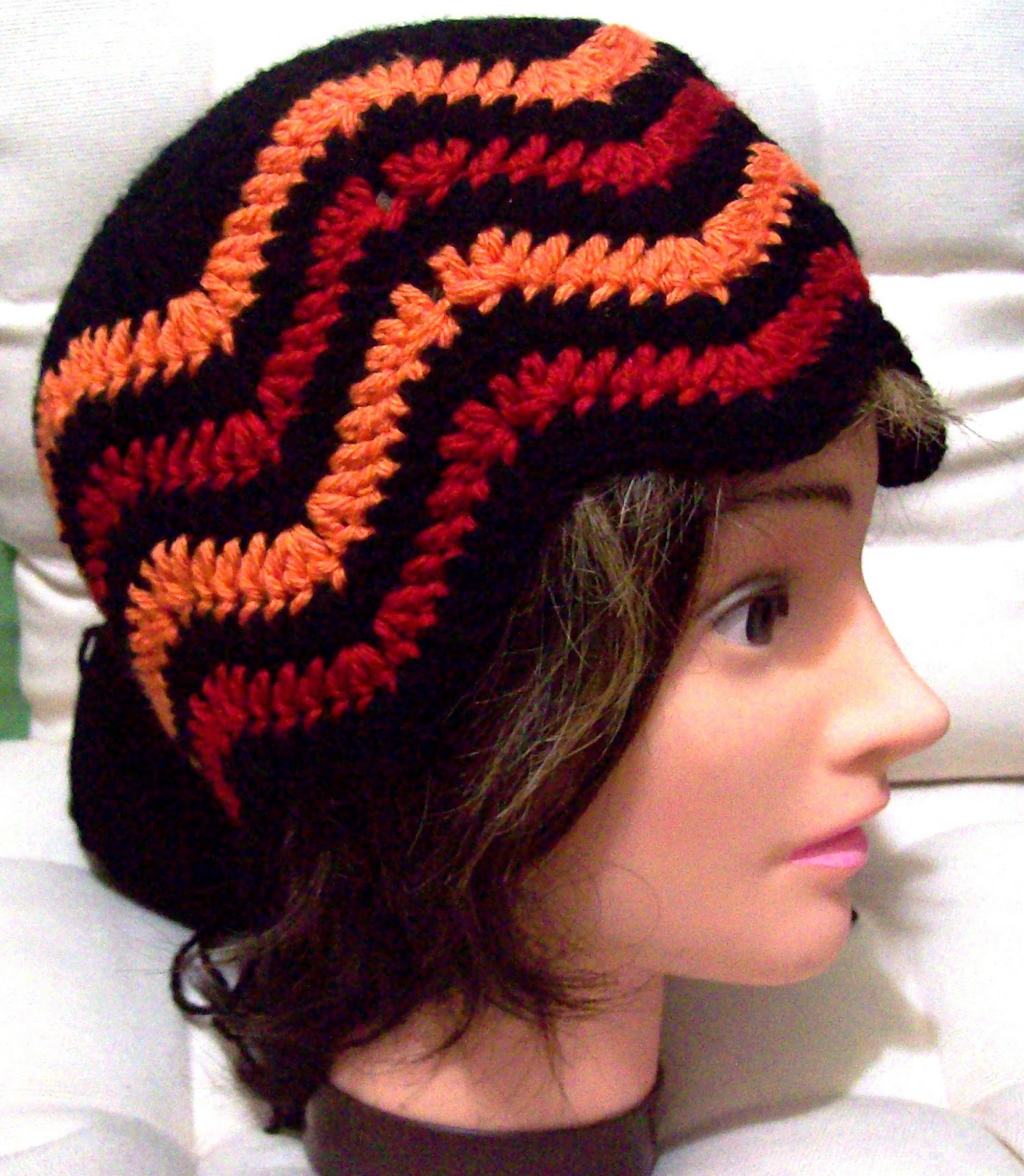 Crochet Chevron Hat Pattern
