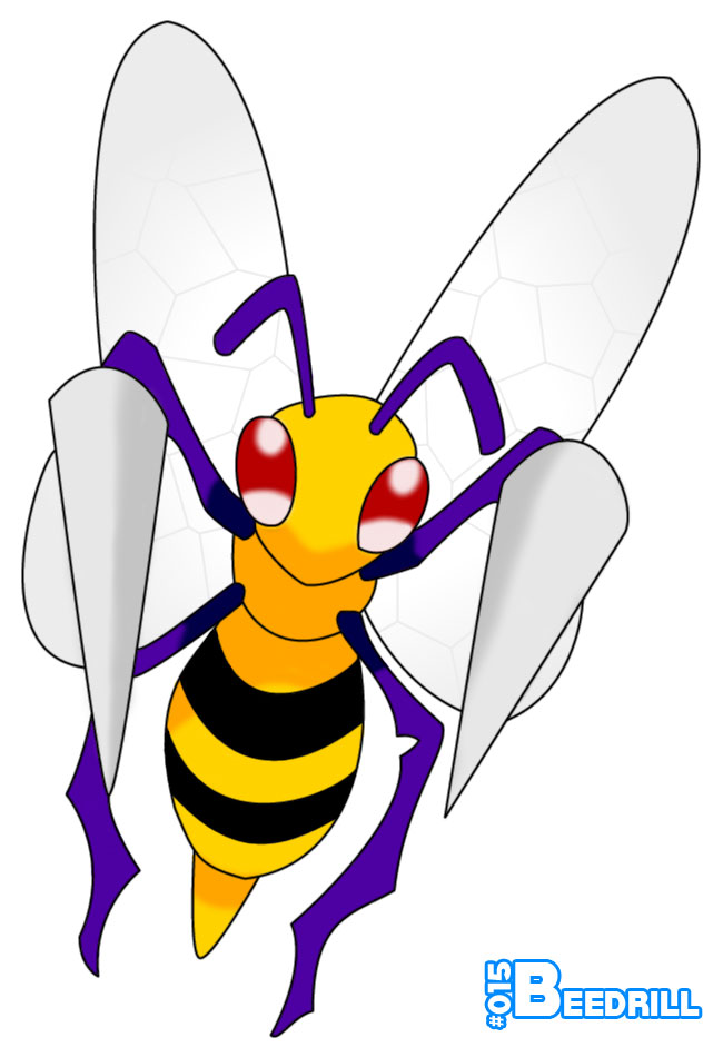 Beedrill - Pokémon | Pintar e Colorir