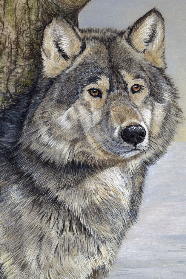 FUR IN THE PAINT: Wolf Print Now Available