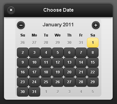 jquery datebox for mobile devices