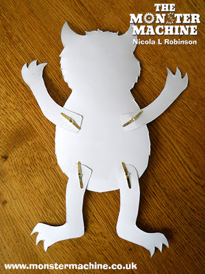 The Monster Machine: Monster with movable arms & legs to print, cut out ...