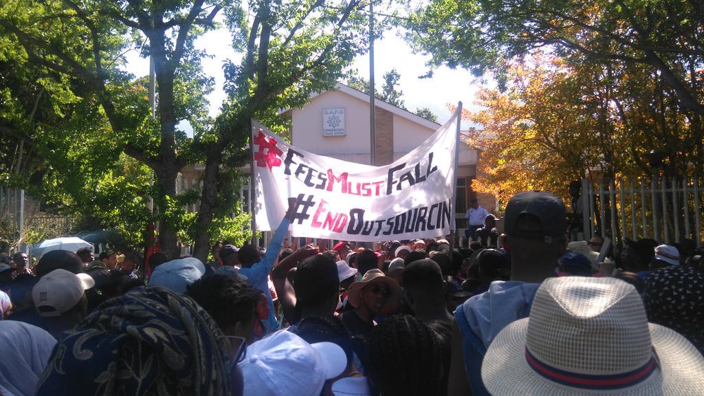 #FeesMustFall student protesters 'capture' UCT vice-chancellor Max ...