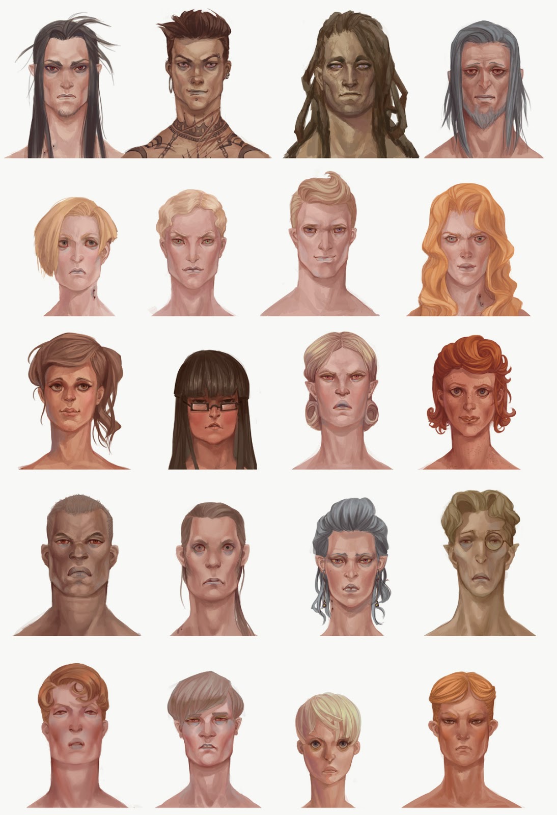 Bleuacide: Character Concept Art