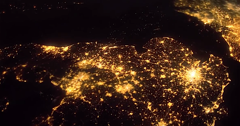 ENGLAND FROM SPACE SHOWN IN IMAX MOVIE