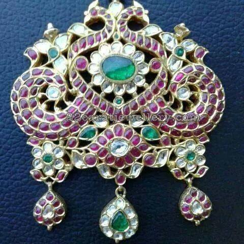 Tremendous Peacock Pendant Sets - Jewellery Designs