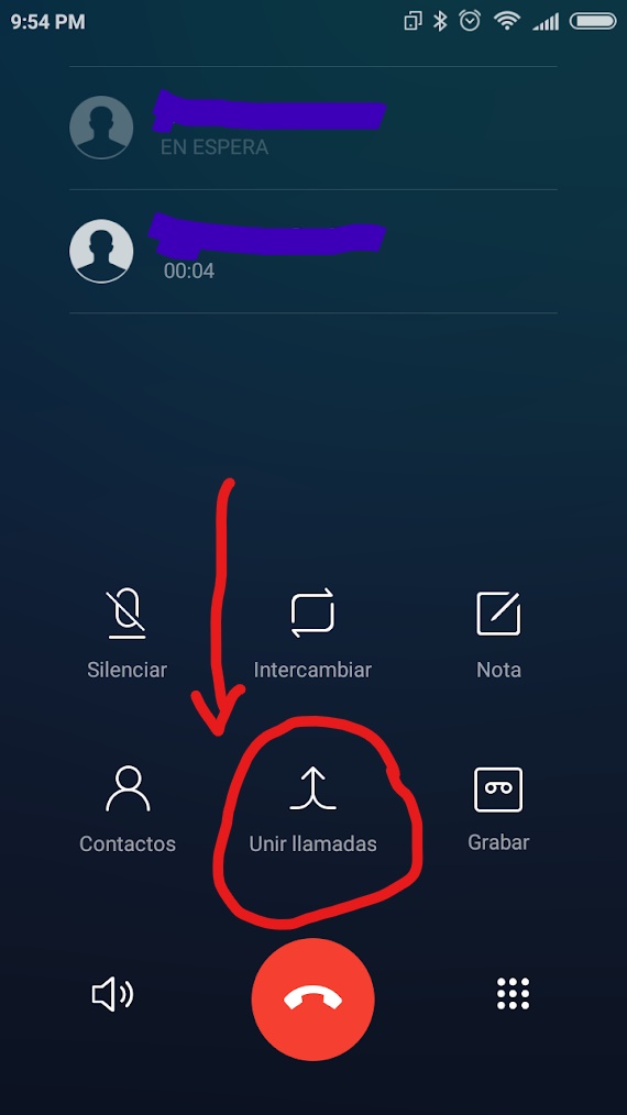 Realizar 2 llamadas al mismo tiempo