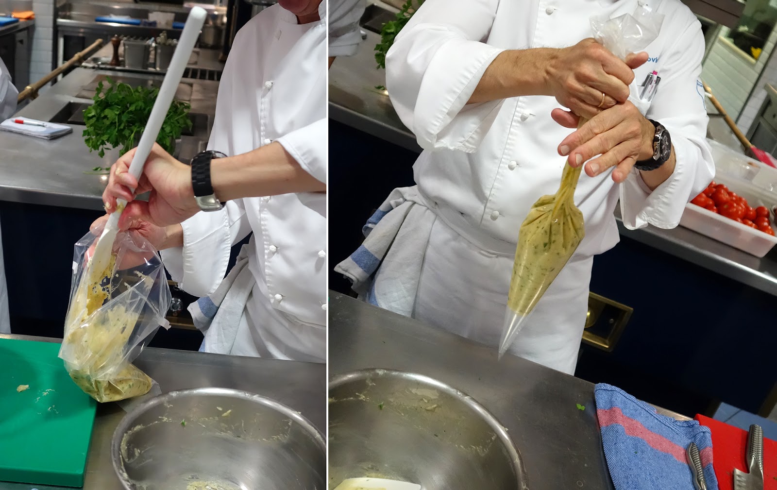 Buñuelos de bacalao con salsa de tomate concassé, una tapa fácil y ...