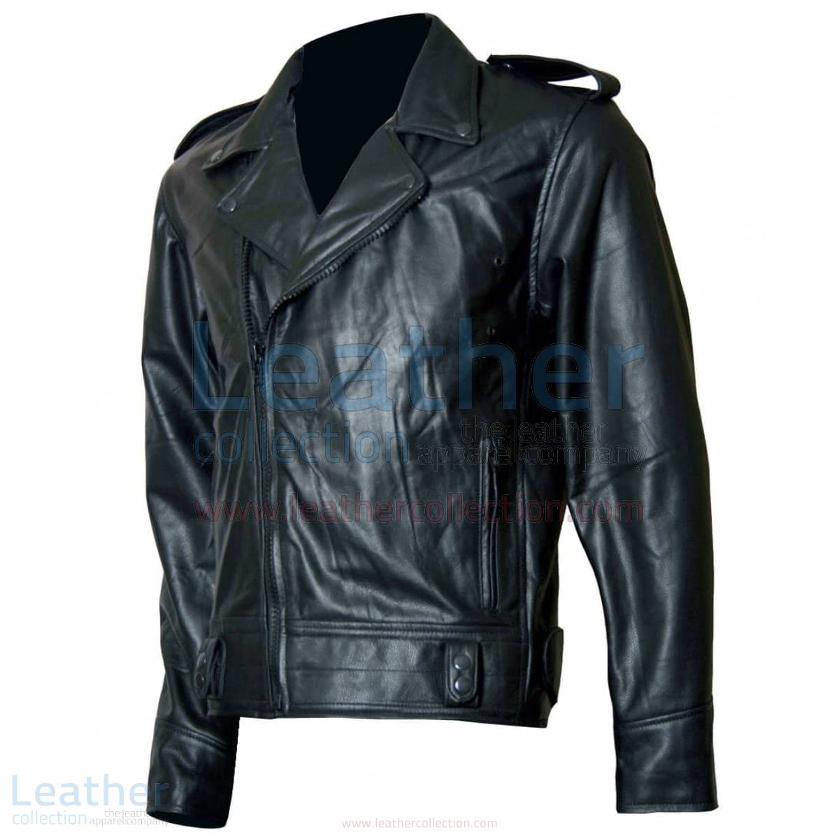 BIKER BOYZ SMOKE BIKER BLACK LEATHER JACKET for £219.70 - Racing Duke