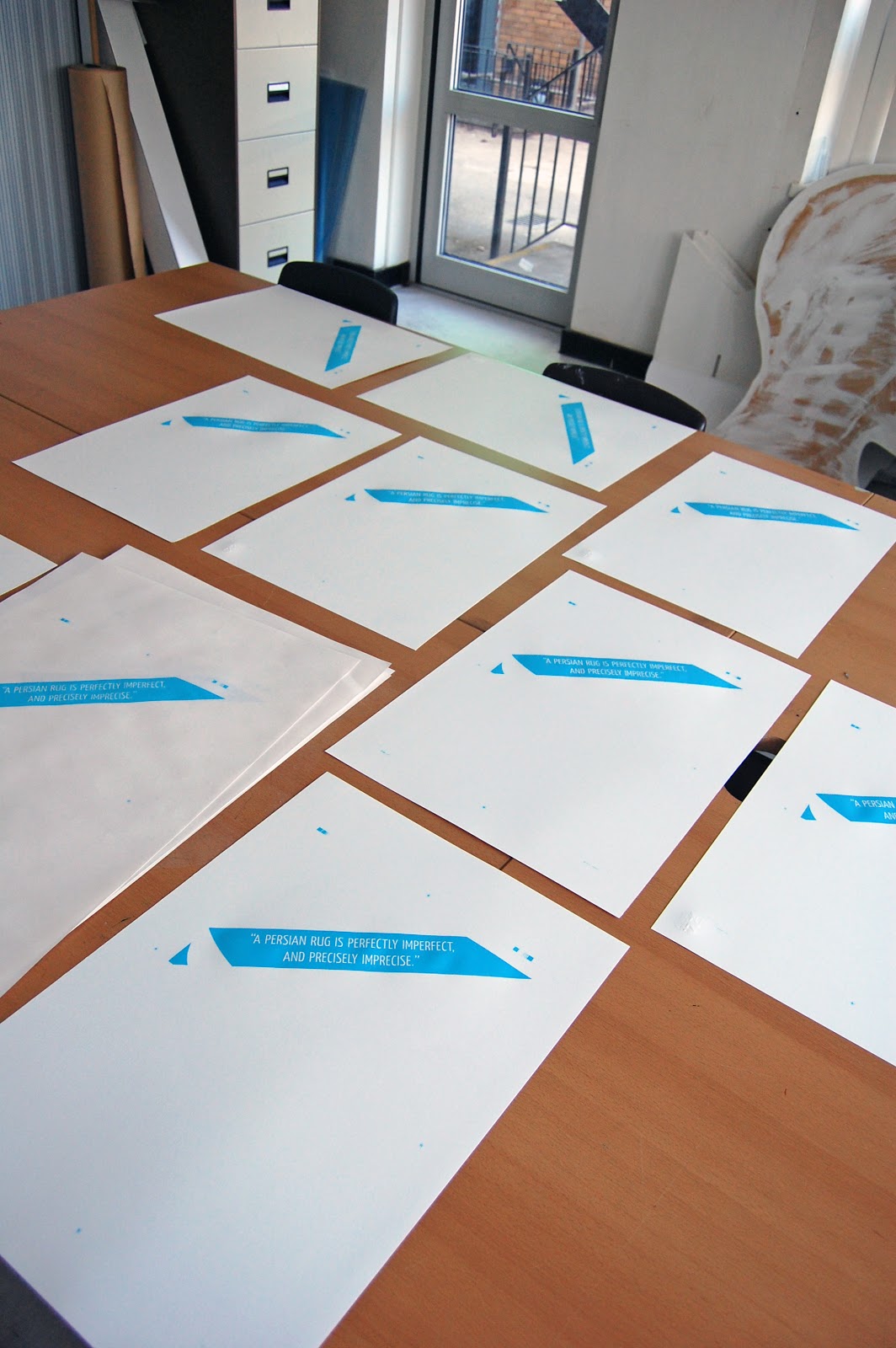 LOVE THY DESIGNER: Screenprinting Kesselskramer Rain Poster Design