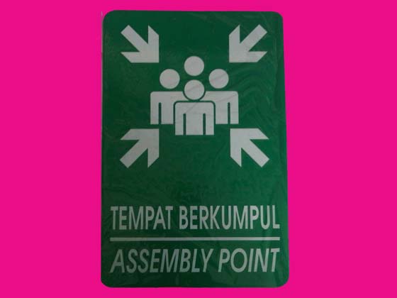 SAFETY SIGN TANDA RAMBU KESELAMATAN KERJA - ALAT KESELAMATAN KERJA