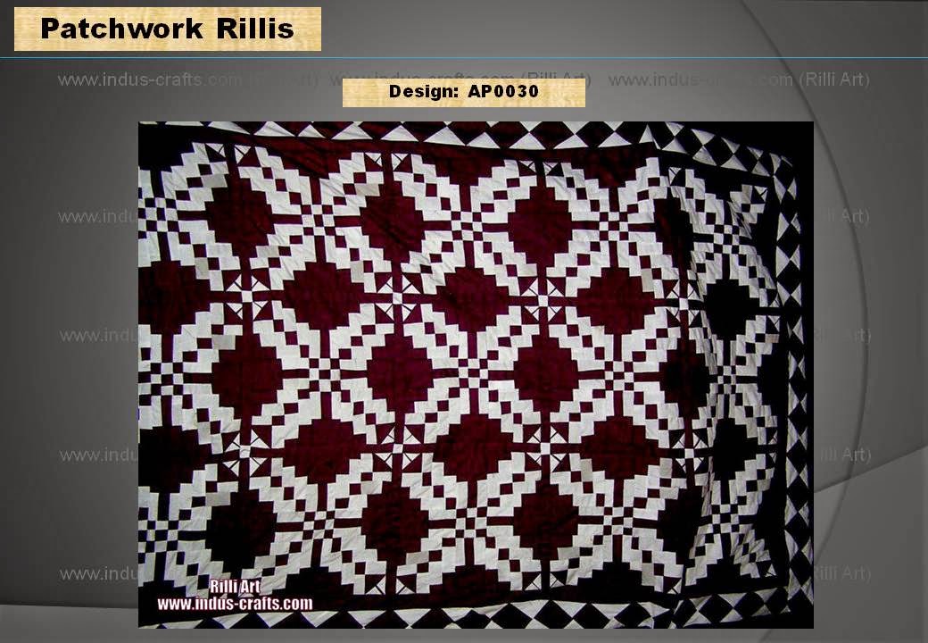 I AM PROUD TO BE SINDHI: DIFFERENT TYPES OF RILLI