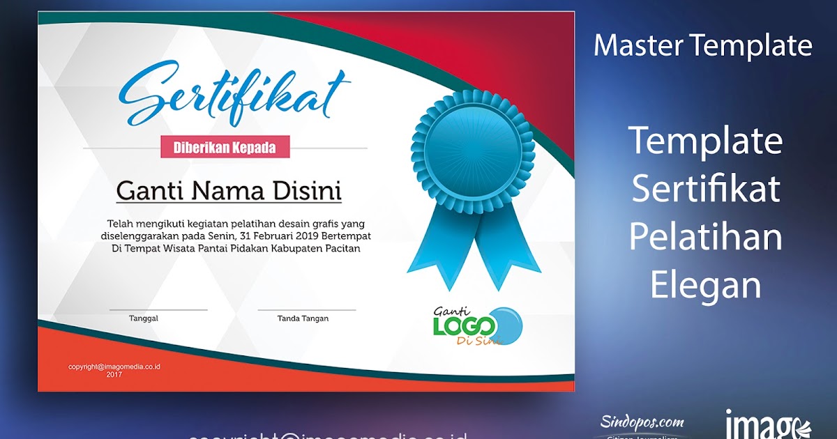 Sertifikat penghargaan yang dapat di edit - opmlee