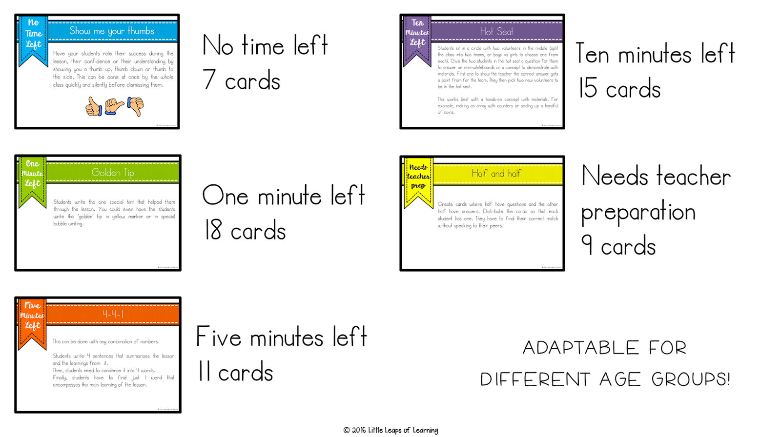 Little Leaps of Learning: Powerful ways to end a lesson... even with no ...