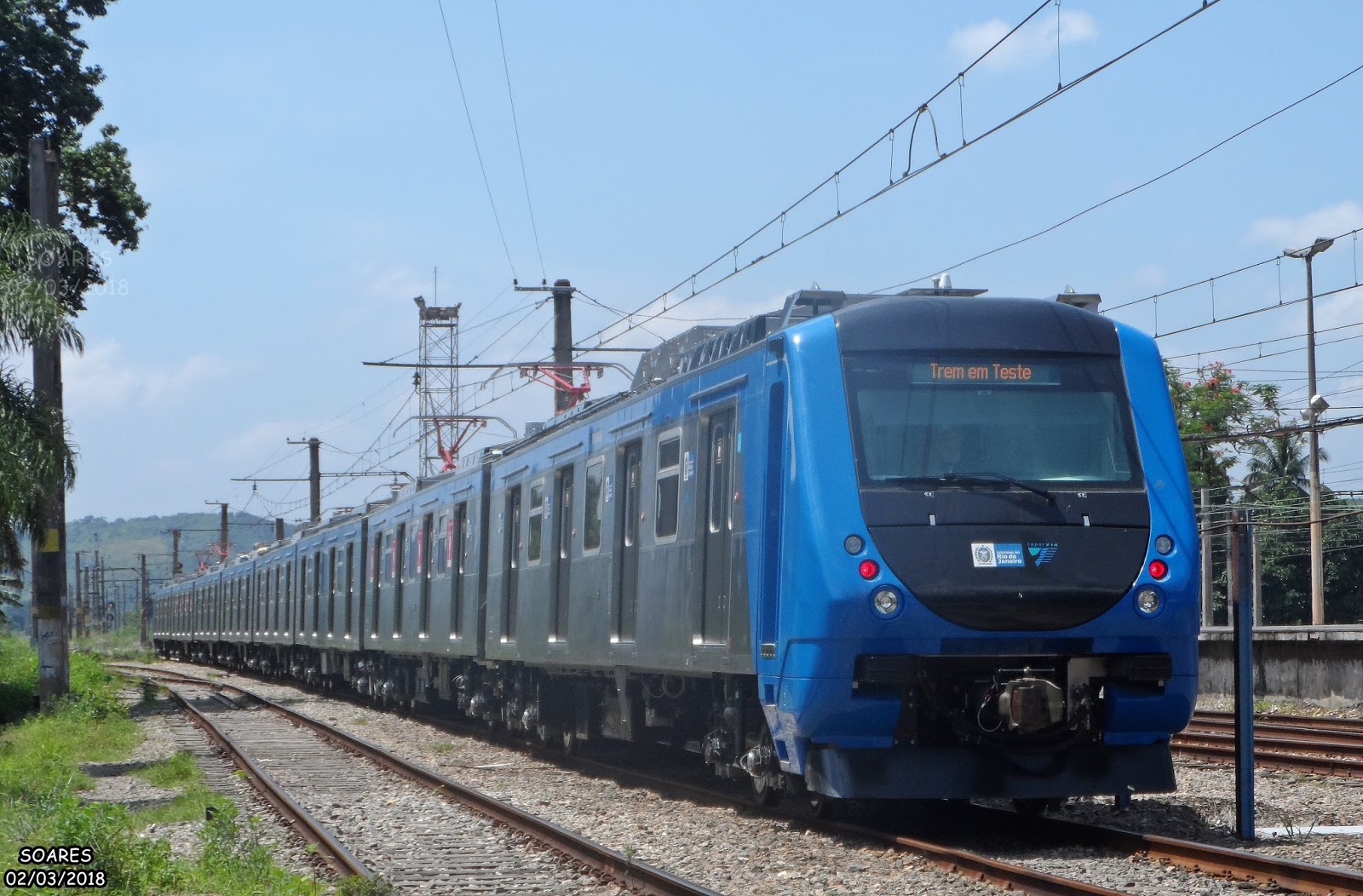 Trens do Rio de Janeiro (Mídia fotográfica de trens): Novo trem da ...