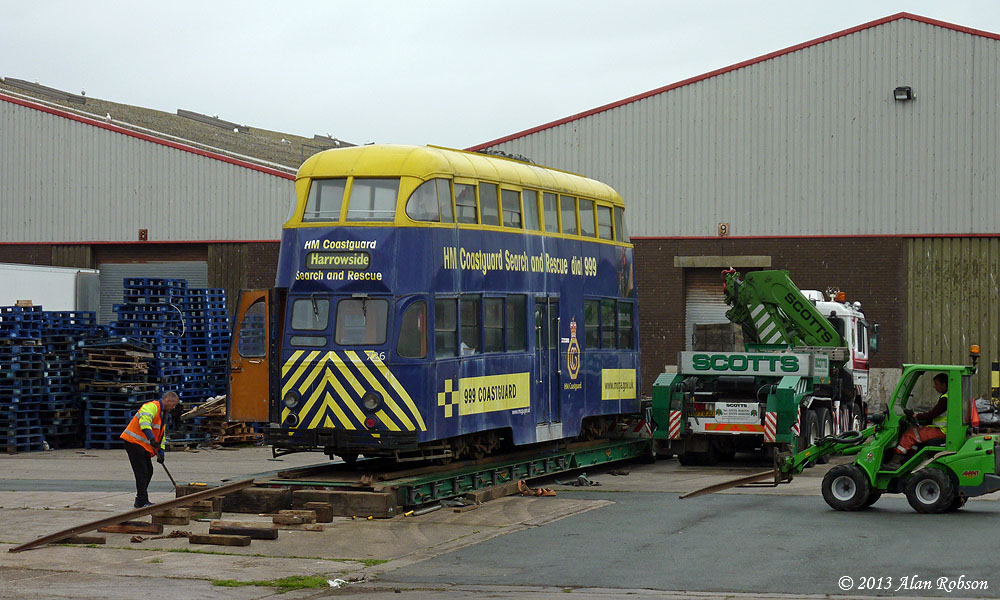 Blackpool Tram Blog: Fleetwood Trams head for the Docks