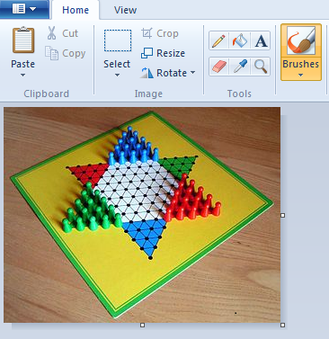 How to get html color code from an image using MS Paint