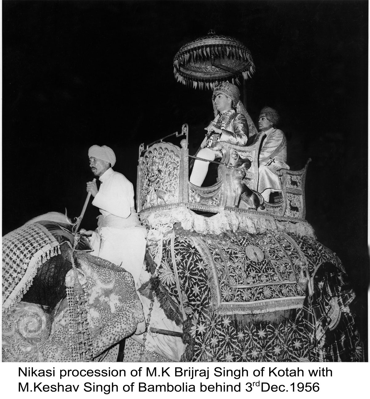 Nikasi (Marriage) Procession of M.k.Brijraj Singh of Kotah with M ...