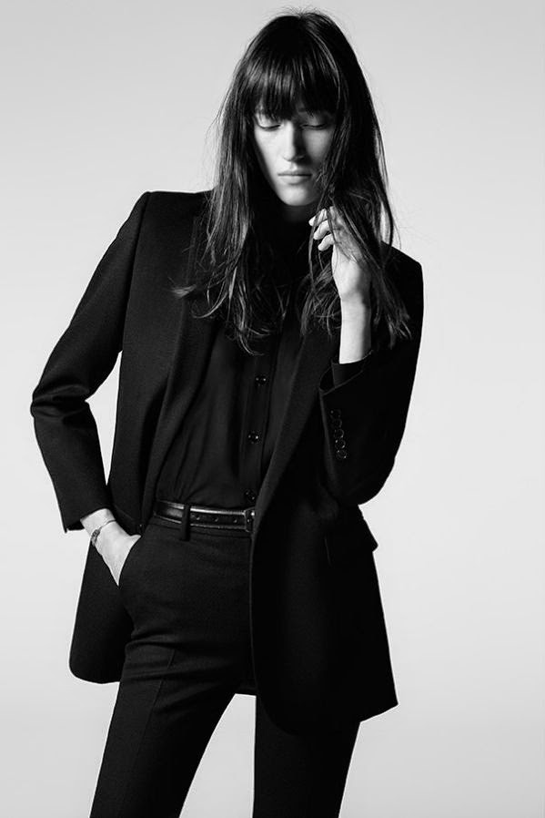 Saint Laurent Paris Pre-Fall 2015 Campaign featuring Helena Severin