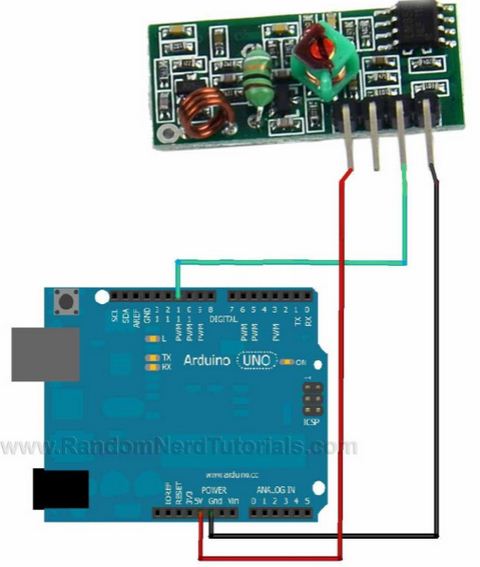 .: Mengakses Wireless Modul RF LINK 433MHZ Menggunakan Arduino