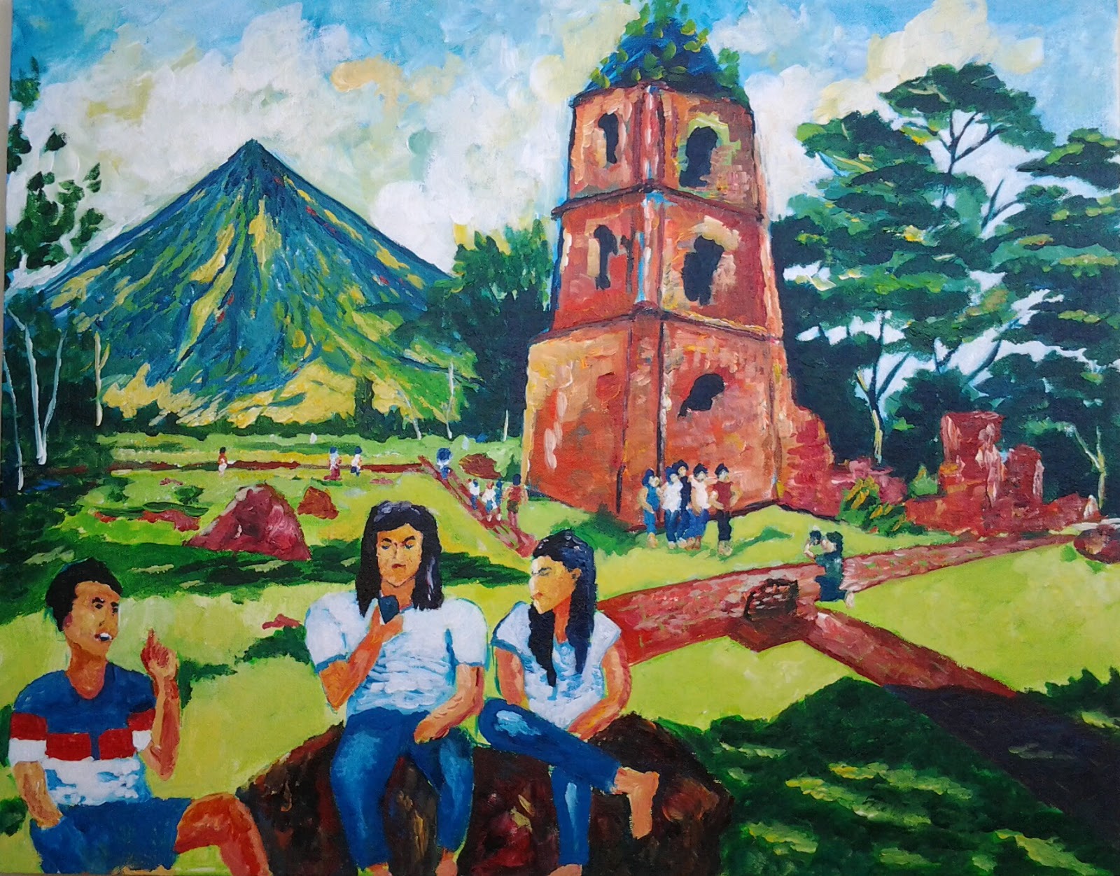 Afternoon at the Cagsawa Ruins - Voyager-3