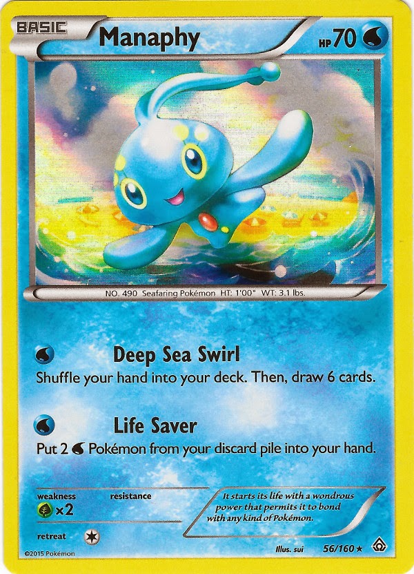 Manaphy -- Primal Clash Pokemon Card Review | PrimetimePokemon's Blog