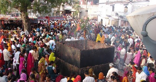 Kaila Devi Fair Karauli at Kaila Devi temple Rajasthan India