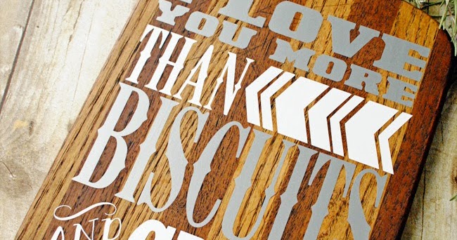 DIY Biscuits & Gravy Cutting Board Sign | i should be mopping the floor