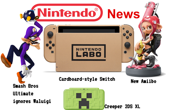 Nintendo News Roundup: Cardboard-themed Switch, New 2DS XL designs ...