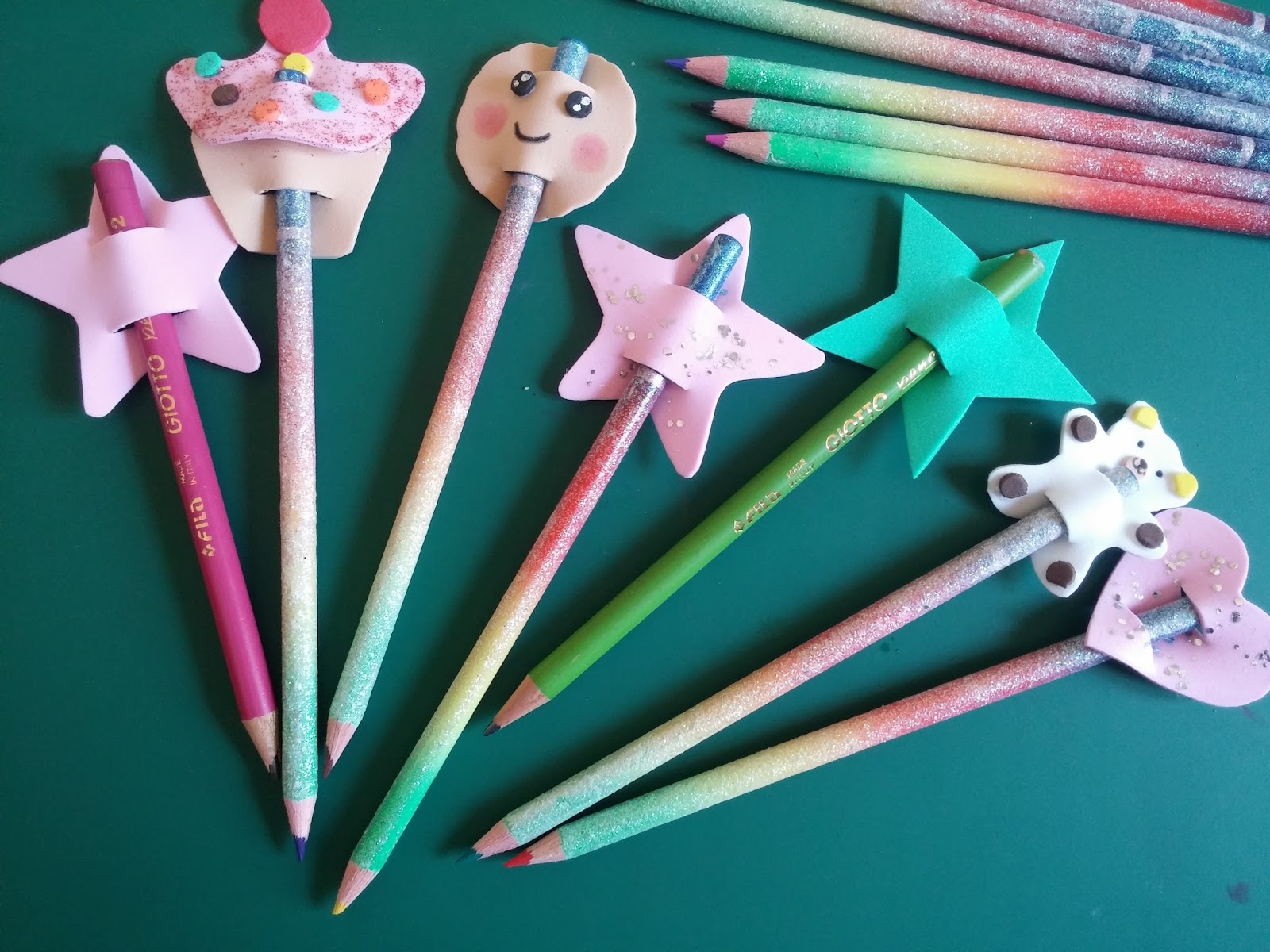 L'Angolo di Flo: Matite stile kawaii fai da te