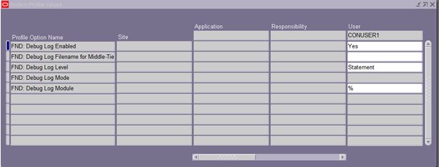 How To Enable Fnd Debug Log Messages