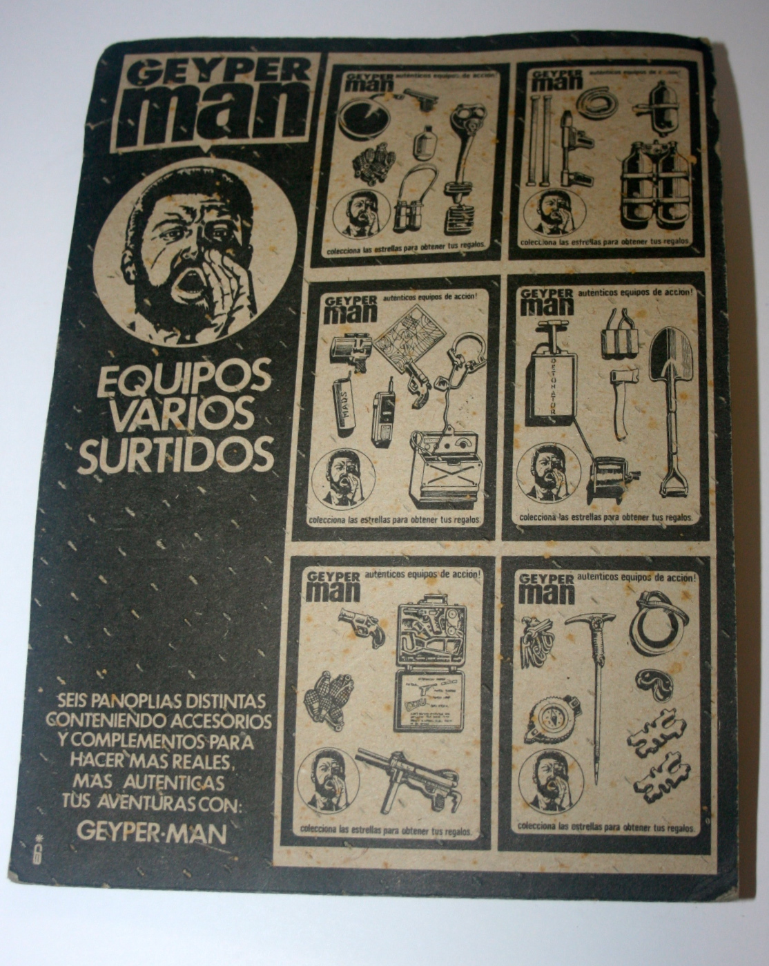 EL DRAGON DORADO: PANOPLIA GEYPERMAN ORIGINAL REF 7308