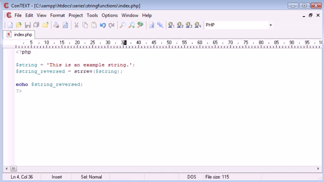 ExtraTutorials: String Function
