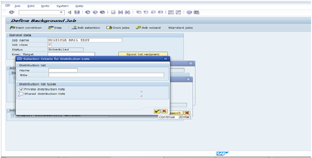 Distribution List for sending mails to multiple Id's - Sap 4 All