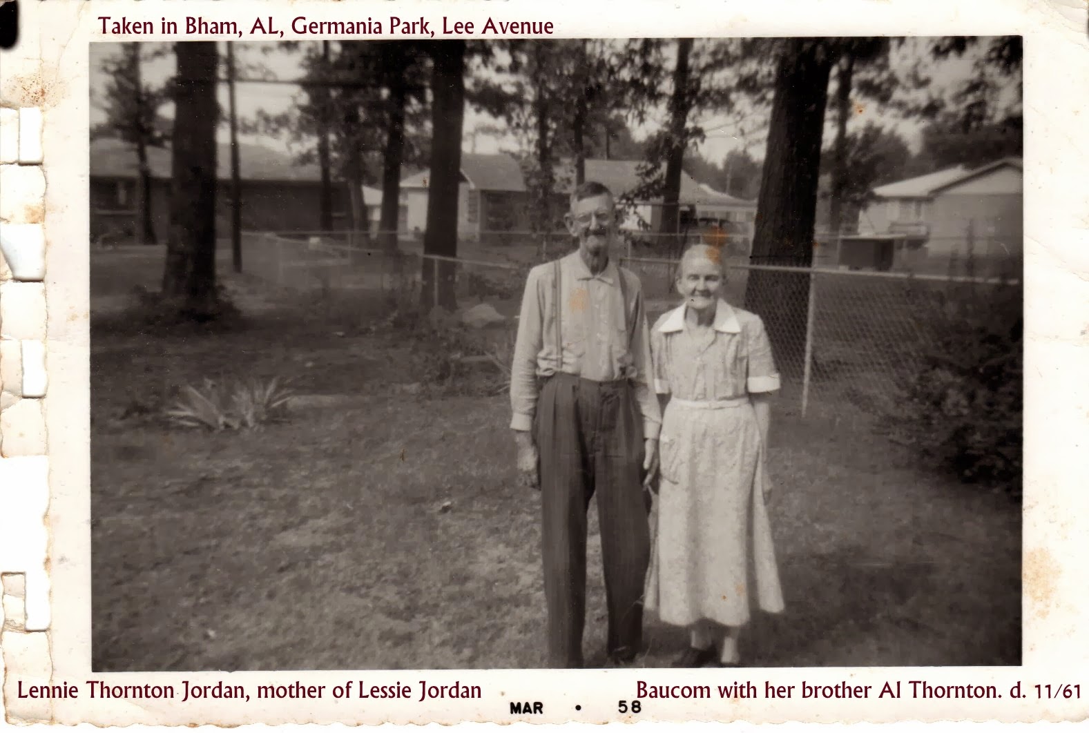 Baucom Family Bible Page: 2013