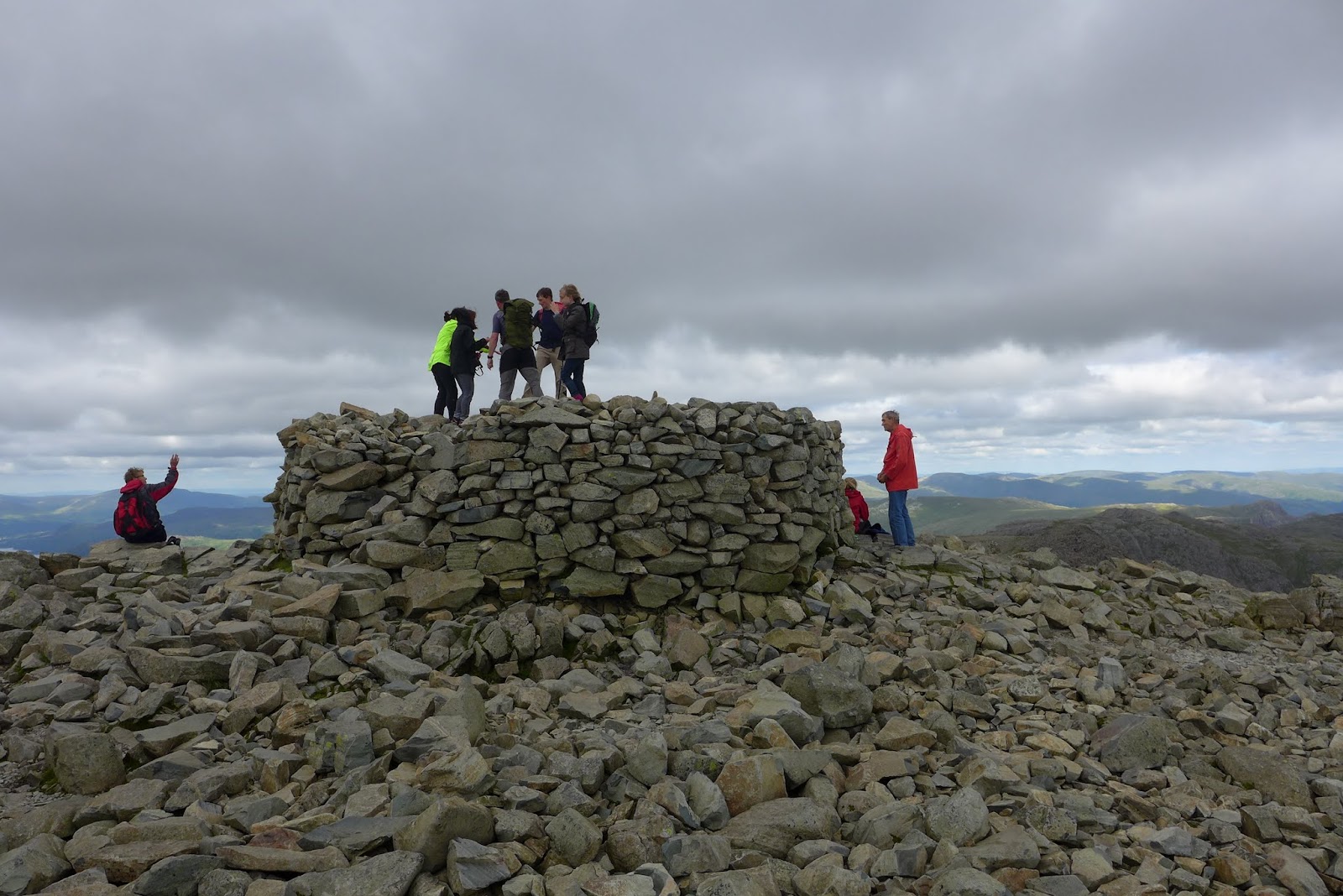 summit and camp: Upper Eskdale : In the Land of Giants