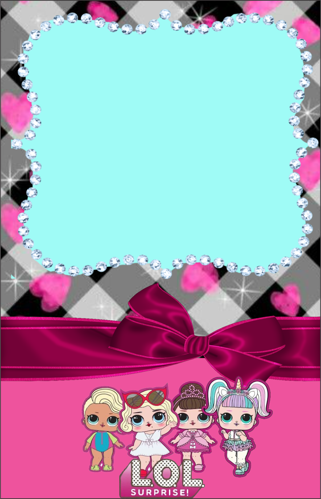 Hermosas Tarjetas de Invitación de Lol para Imprimir Gratis