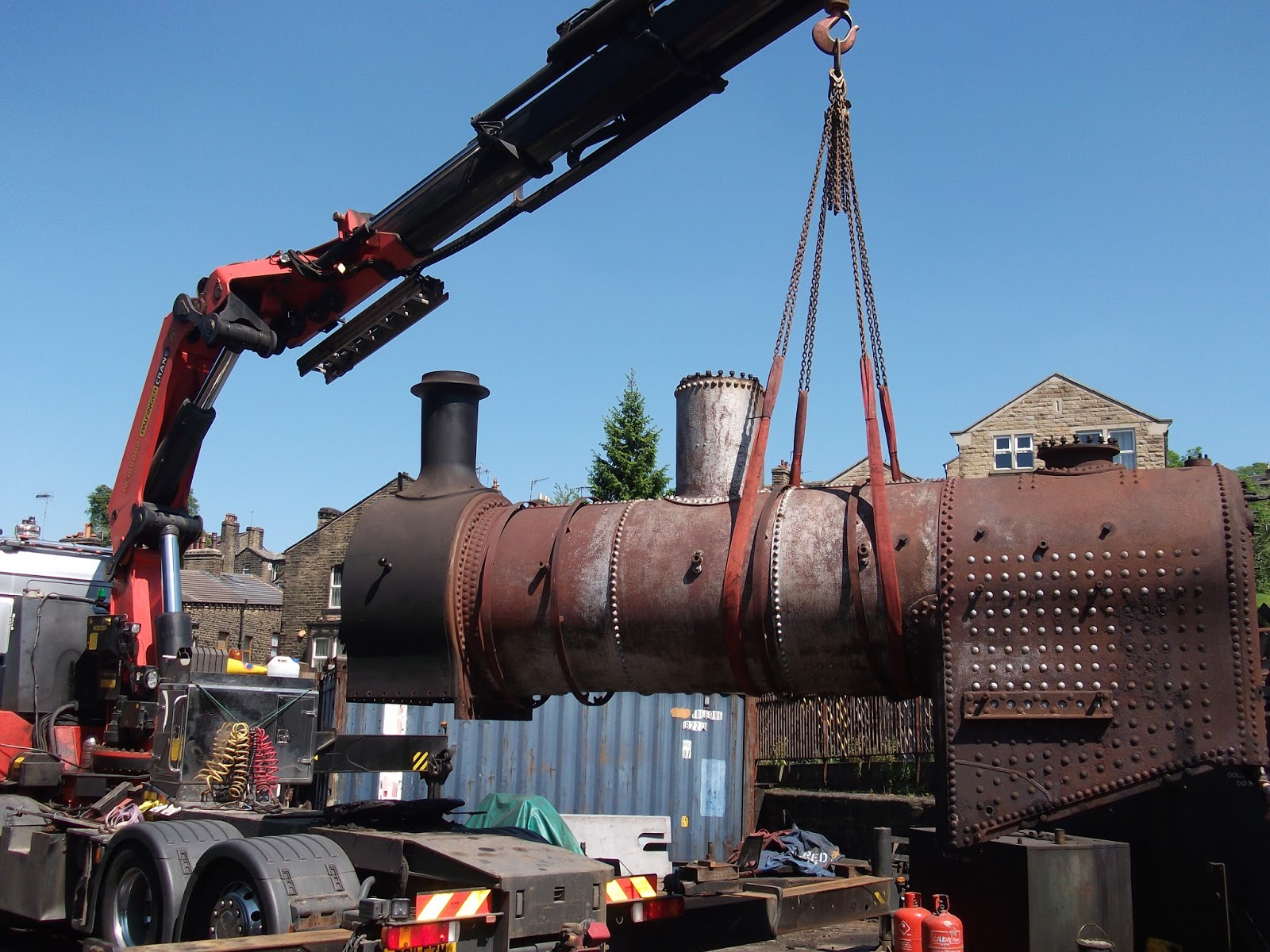 Steam Memories: Lancashire and Yorkshire Railway's 957 boiler lift