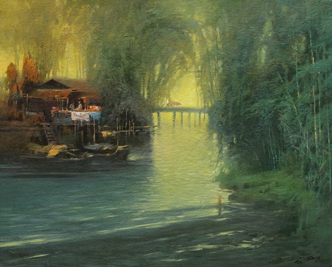 Ming Feng, 1957 | Impressionist painter | Tutt'Art@ | Pittura ...